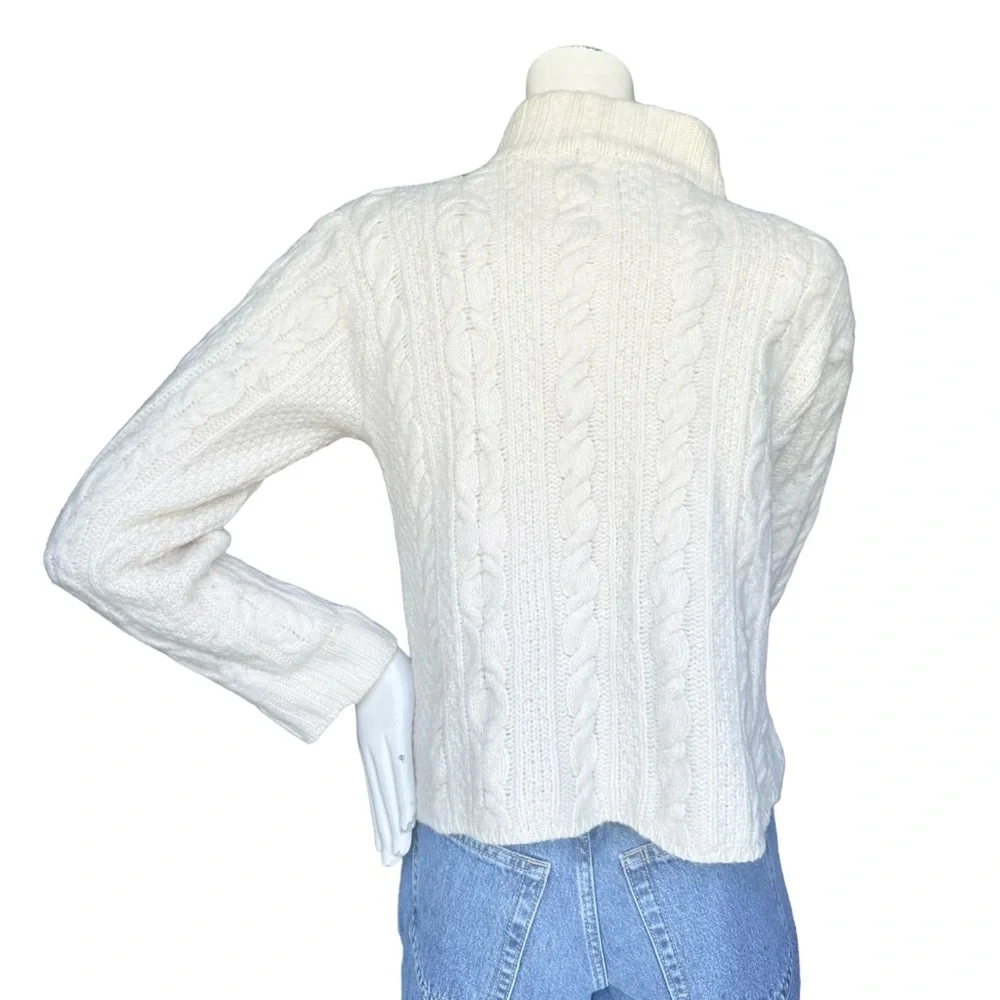 Vintage | Sweaters | Inis Crafts 0 Merino Wool Made In Ireland Cream ...